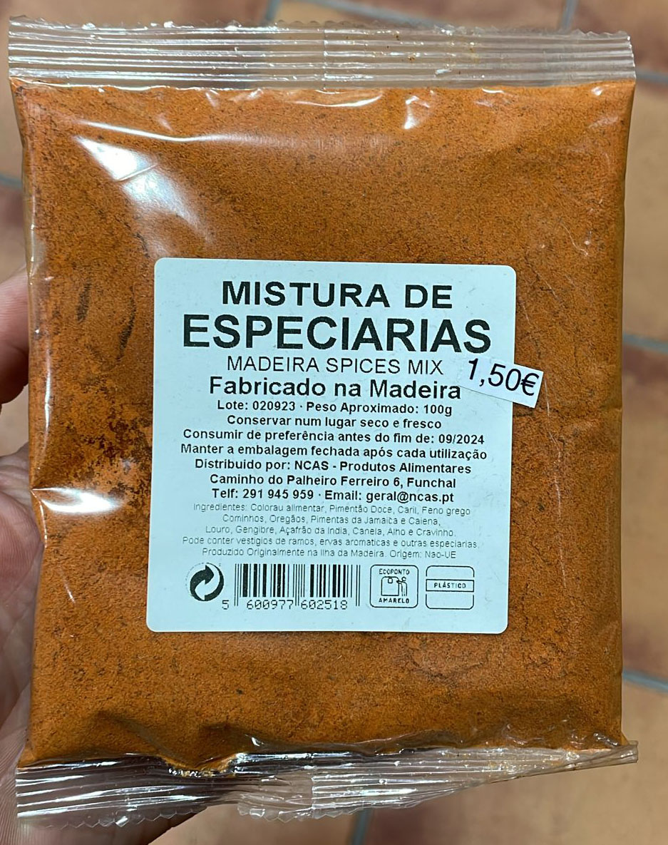 Mistura de Especiarias (100g) – NutriMachim – Suplementos Madeira ...