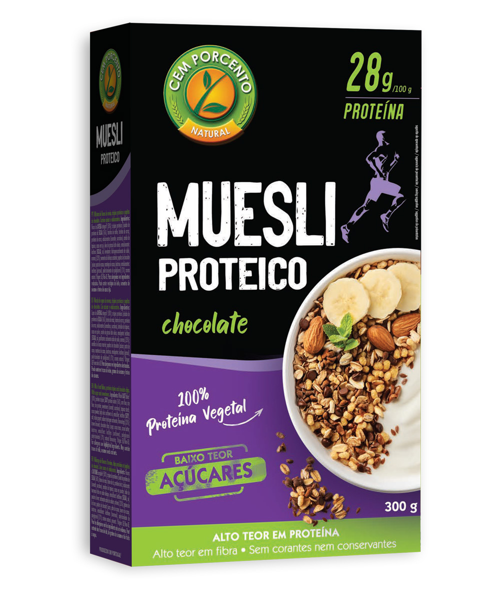 Muesli Proteico Chocolate – 28g proteína – 300g – NutriMachim ...
