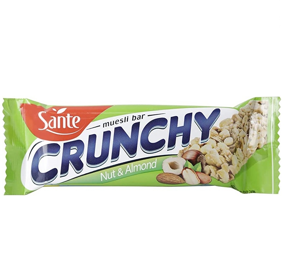 Sante Crunchy Muesli Bar 35g - NutriMachim - Suplementos Madeira - Loja ...